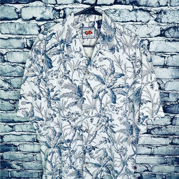 Bugle Boy | Shirts | Vintage Bugle Boy Co Hawaiian Shirt Men Large ...